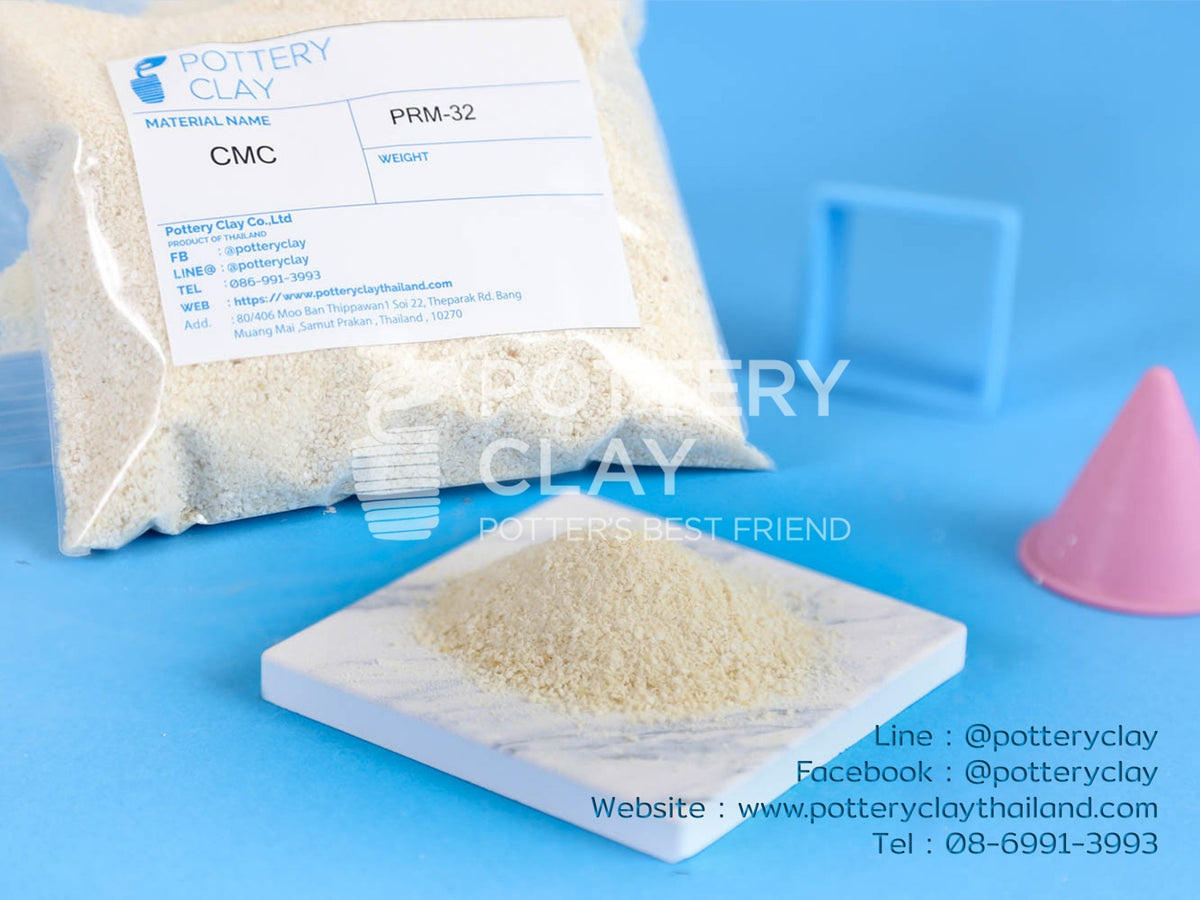 PRM-32 CMC ผงซีเอมซี – Pottery Clay Thailand