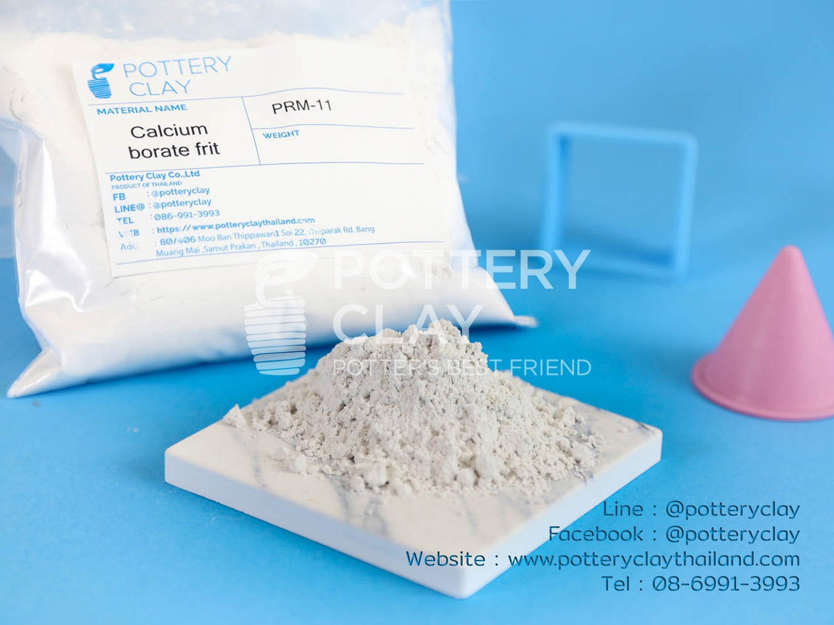 PRM-11 Calcium borate frit แคลเซียม บอเรท ฟริท – Pottery Clay Thailand