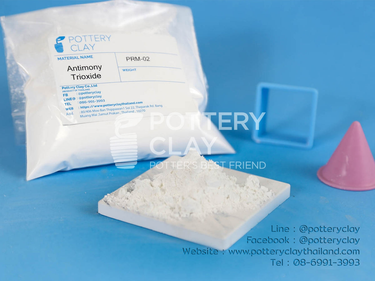 PRM-02 Antimony Trioxide Antimony Trioxide – Pottery Clay Thailand